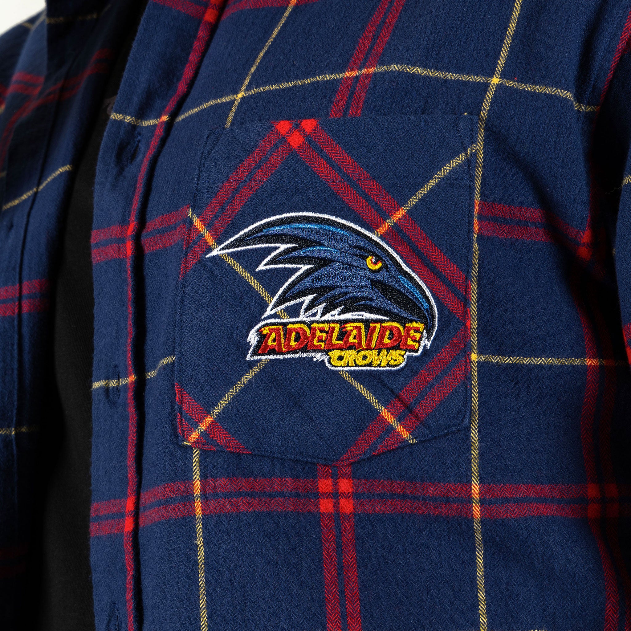 AFL Adelaide Crows 'Mustang' Flannel Shirt | Ashtabula