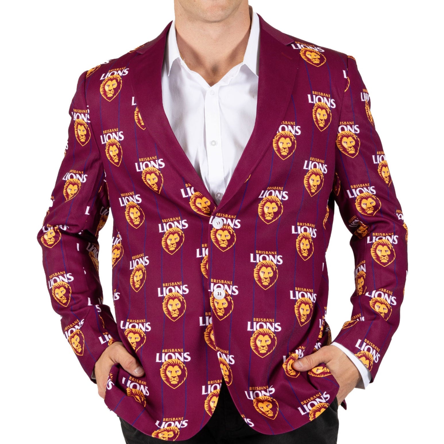 AFL Brisbane Lions 'Front Bar' Sports Jacket | Ashtabula