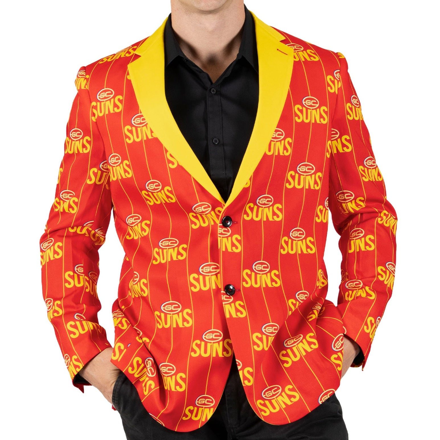 AFL Gold Coast Suns 'Front Bar' Sports Jacket | Ashtabula