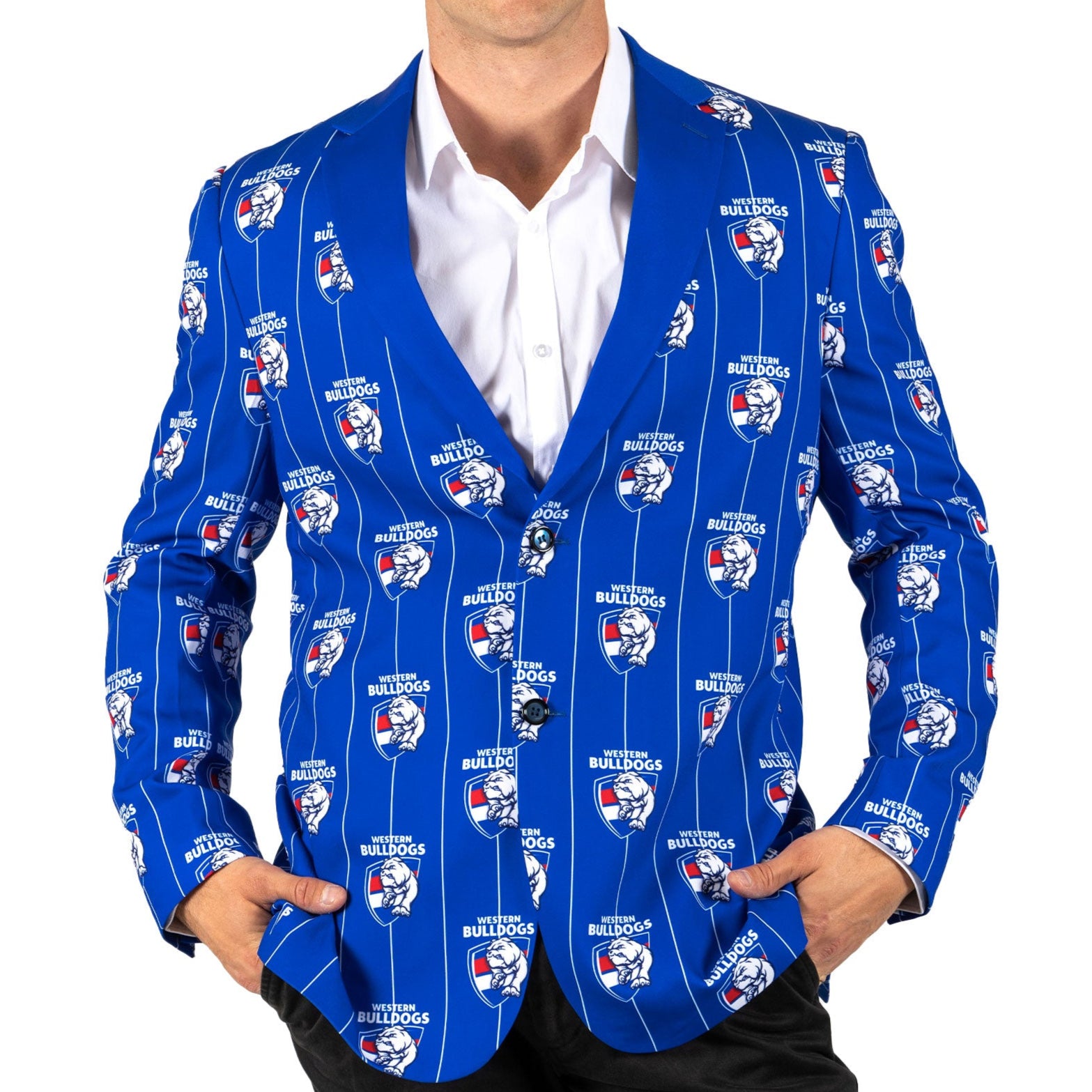 AFL Western Bulldogs 'Front Bar' Sports Jacket | Ashtabula