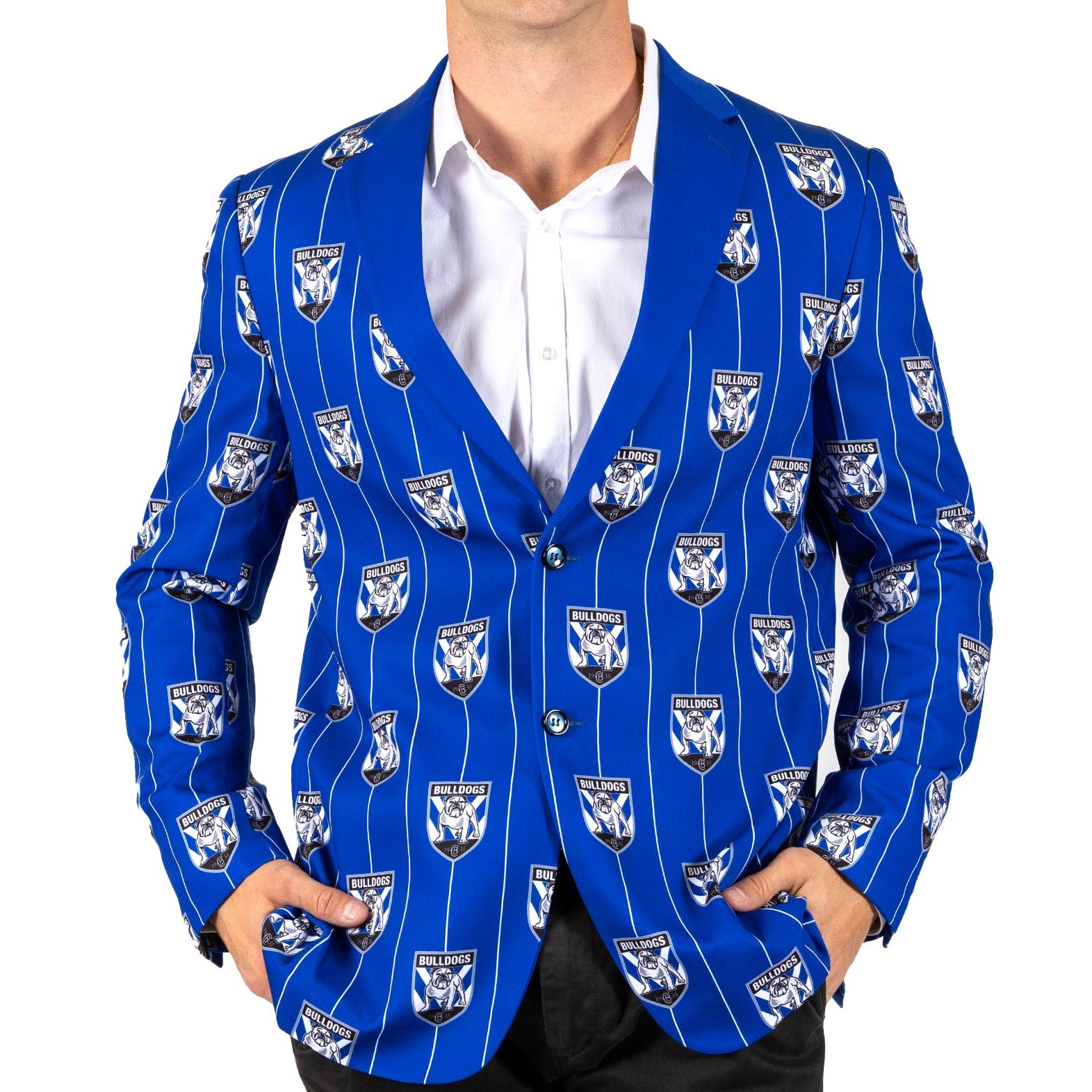 NRL Bulldogs 'Front Bar' Sports Jacket | Ashtabula