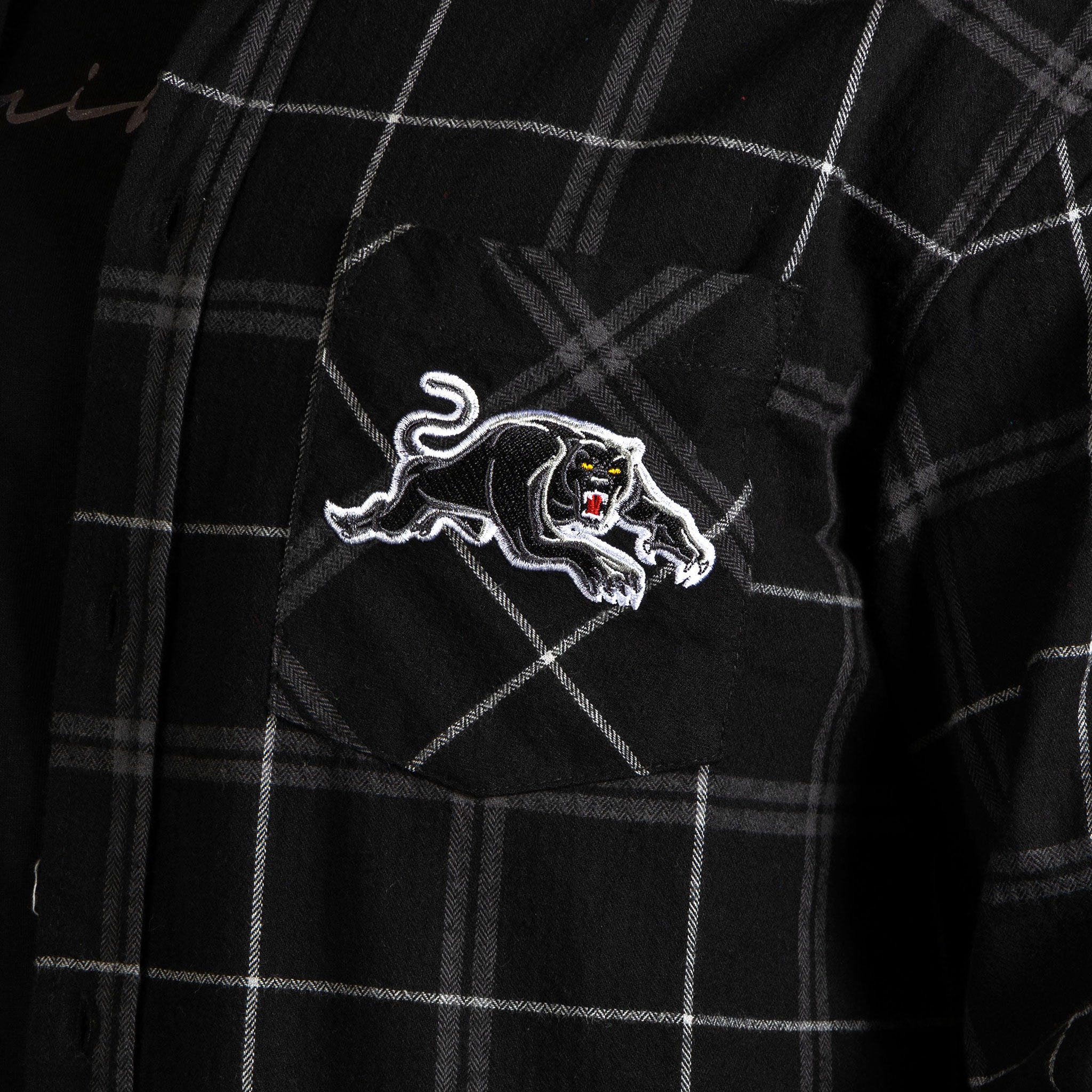 NRL Panthers 'Mustang' Flannel Shirt | Ashtabula