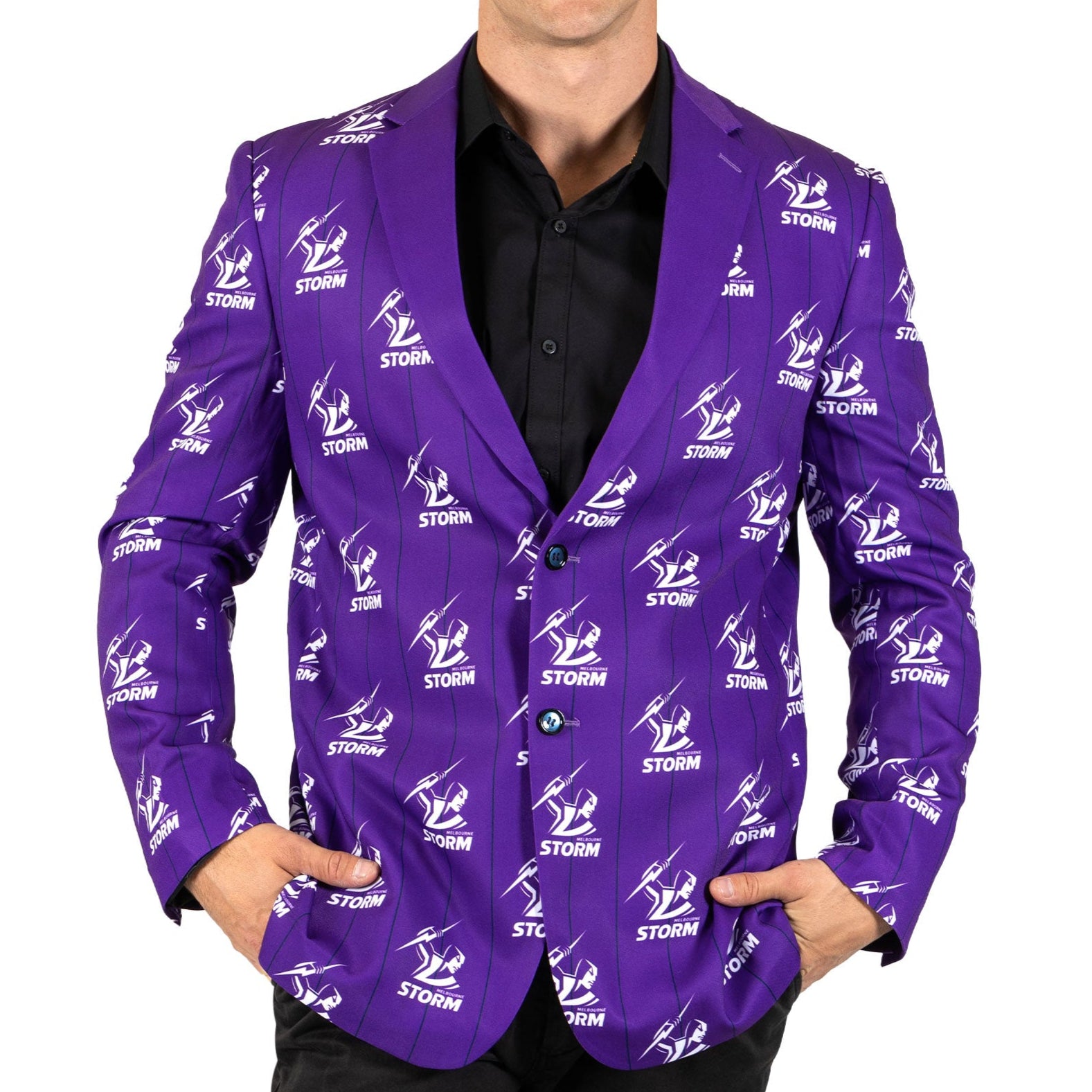 NRL Storm 'Front Bar' Sports Jacket | Ashtabula
