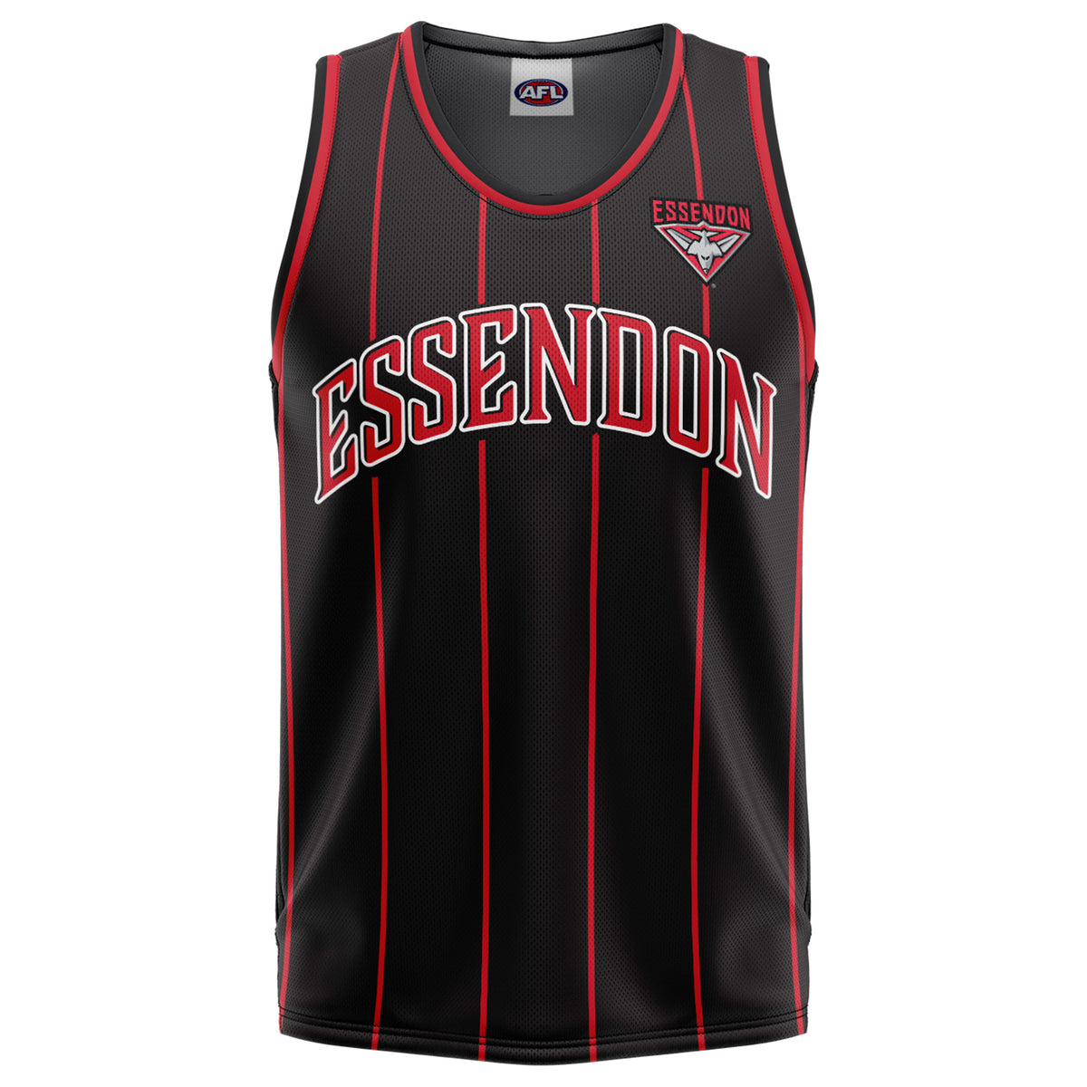 AFL Essendon Bombers 'Harlem' Basketball Singlet - Adult – Ashtabula