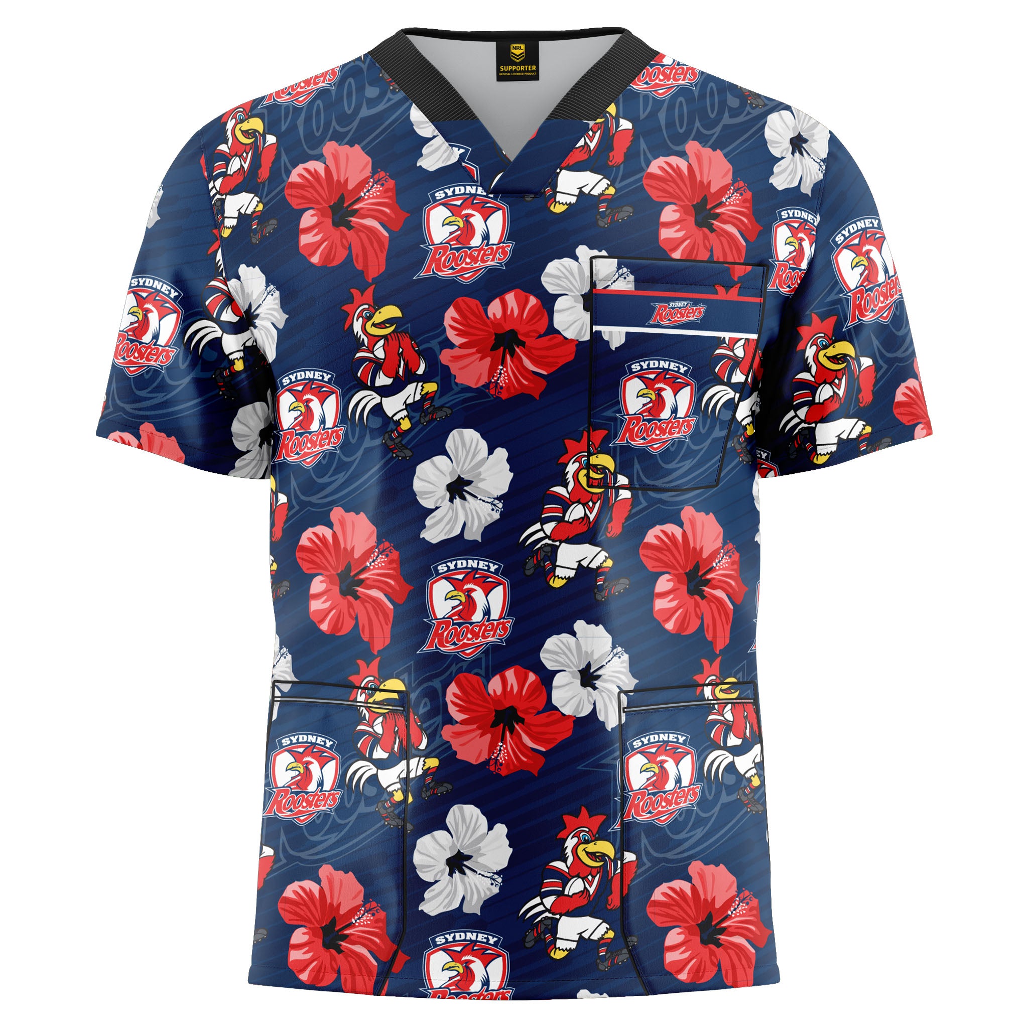 NRL Roosters 'North Shore' Scrubs | Ashtabula