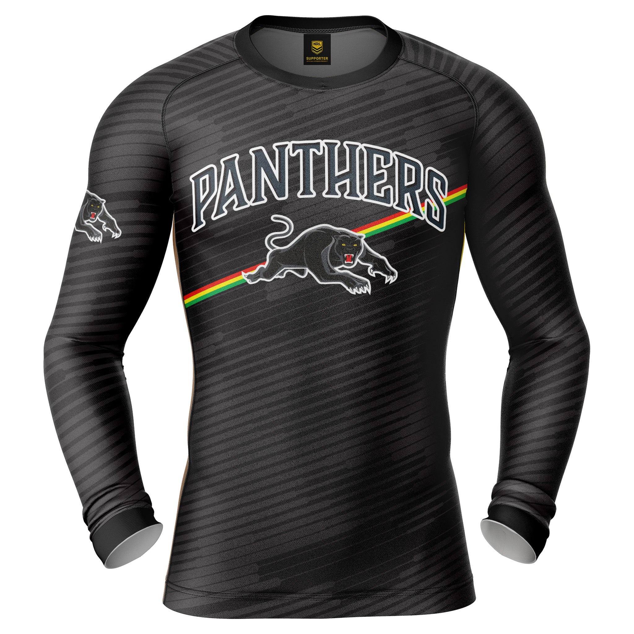 NRL Panthers 'Barrel' Rash Vest - Adult | Ashtabula