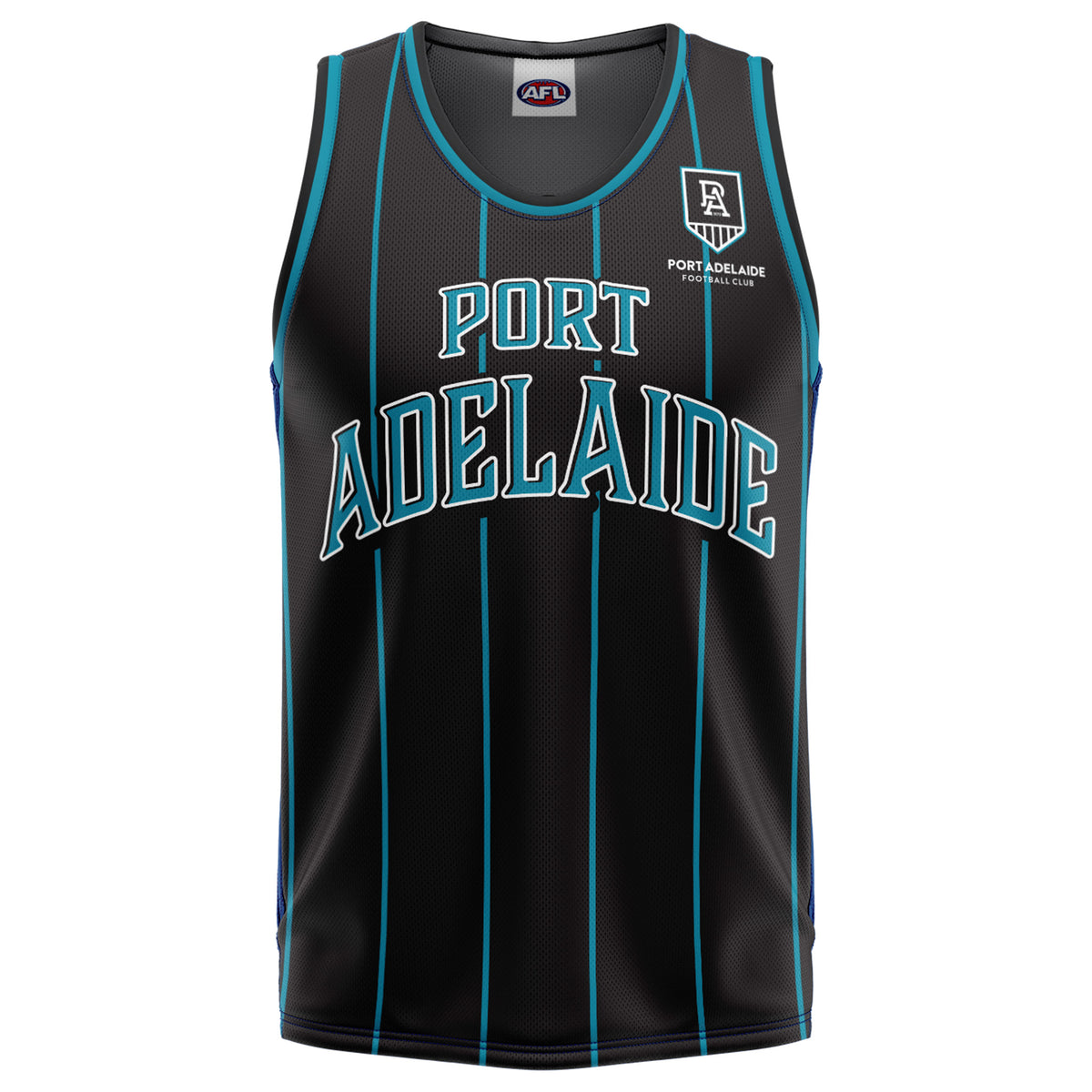 AFL Port Adelaide 'Harlem' Basketball Singlet - Adult – Ashtabula
