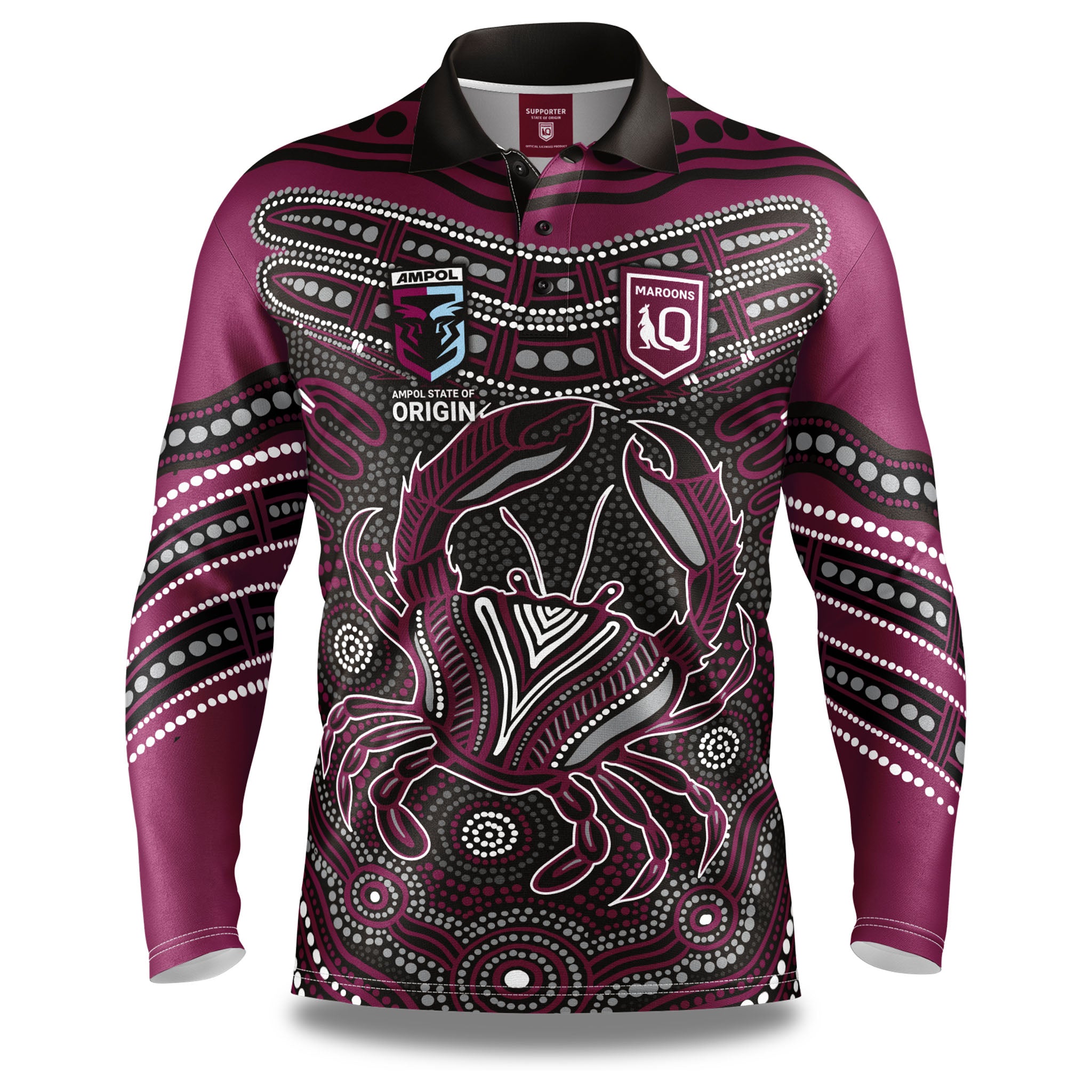 QLD Maroons 'Karumba' Fishing Shirt - Adult | Ashtabula