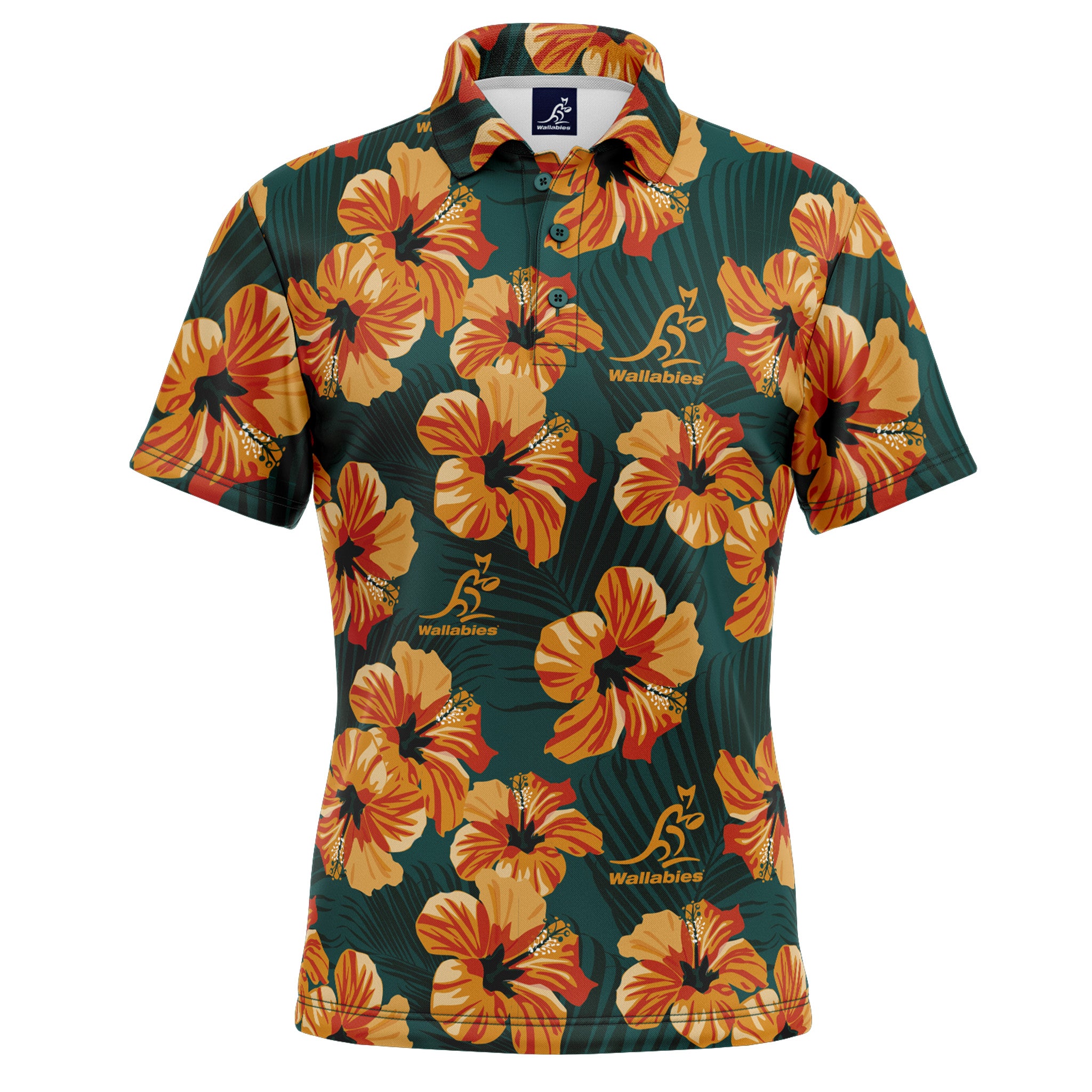 Wallabies 'Aloha' Golf Polo | Ashtabula